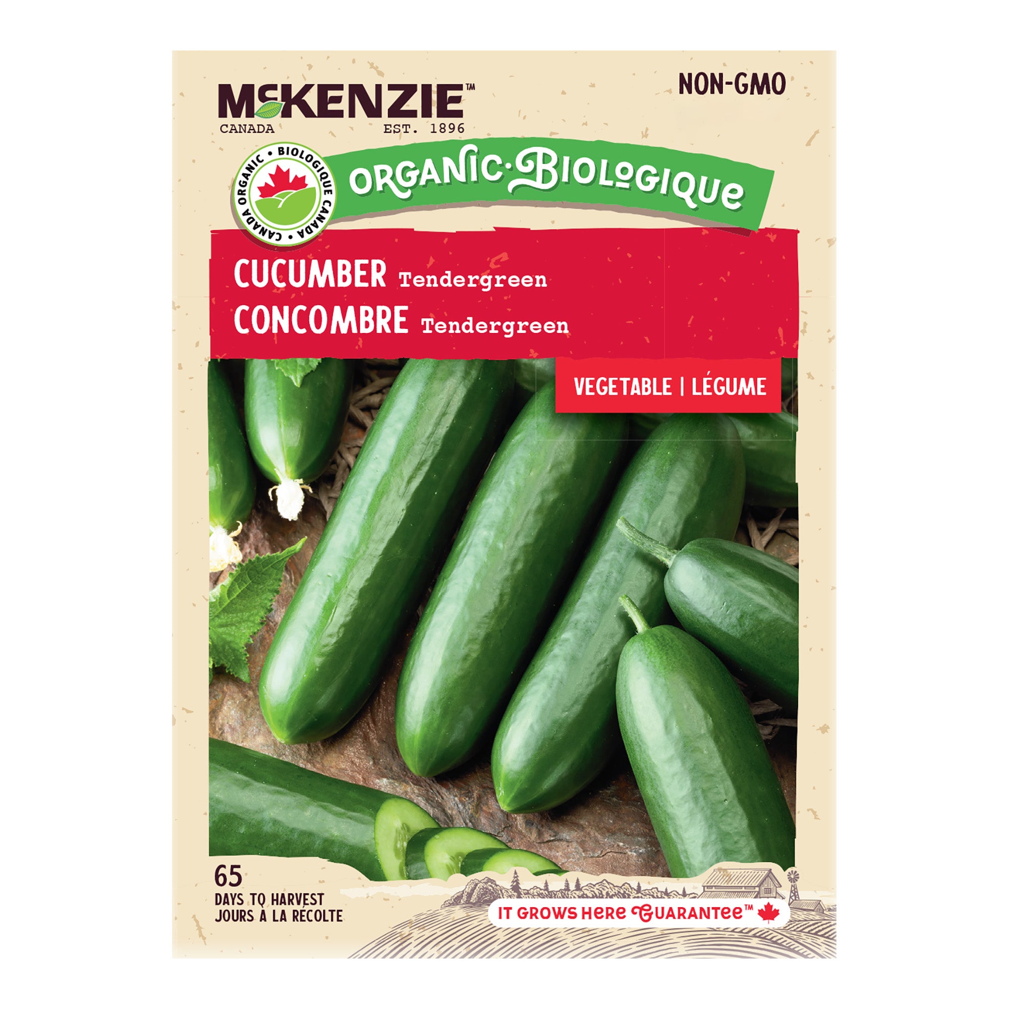 Buy Organic Cucumber Tendergreen Seed Online | McKenzie Seeds