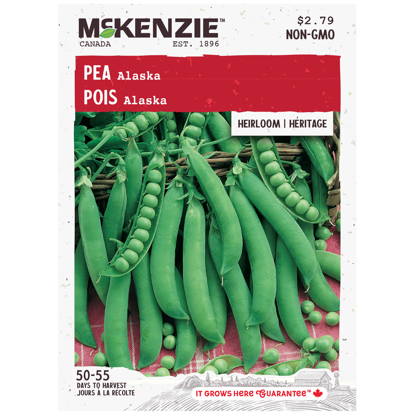 Buy Pea Alaska Seed Online | McKenzie Seeds