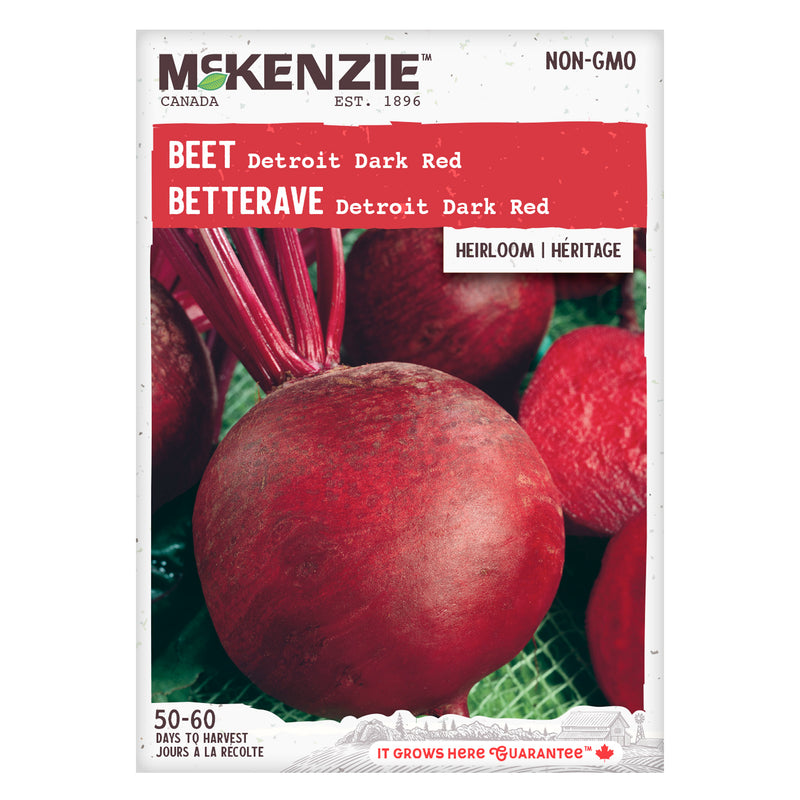 Beet Seeds, Detroit Dark Red – McKenzie Seeds