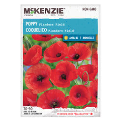 Buy Poppy Flanders Field Flower Seed Online | McKenzie Seeds