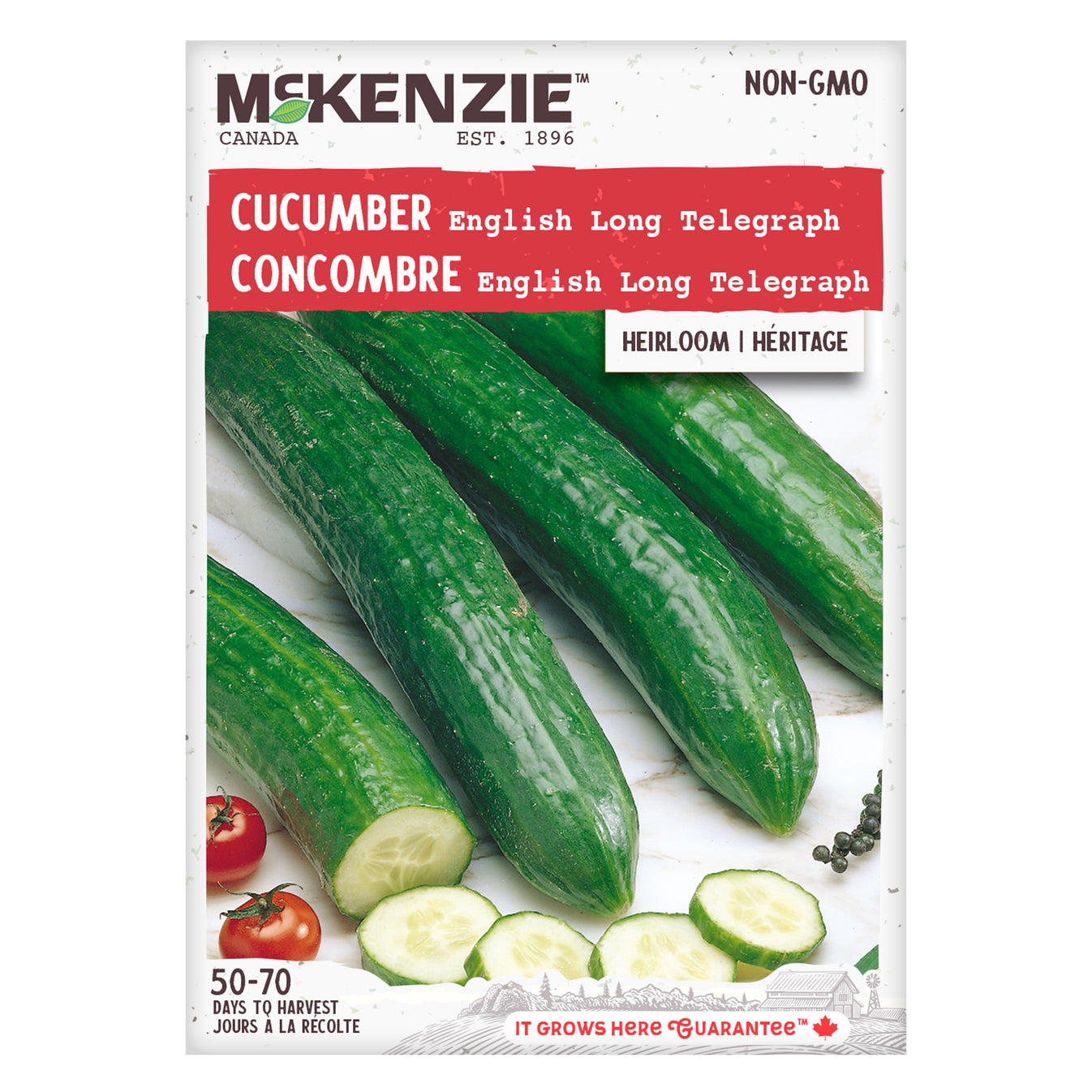 Buy English Long Telegraph Cucumber Seed Online | McKenzie Seeds