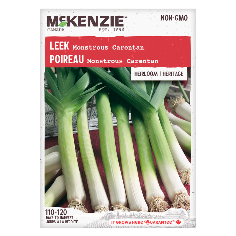 Leek Seeds, Monstrous Carentan – McKenzie Seeds