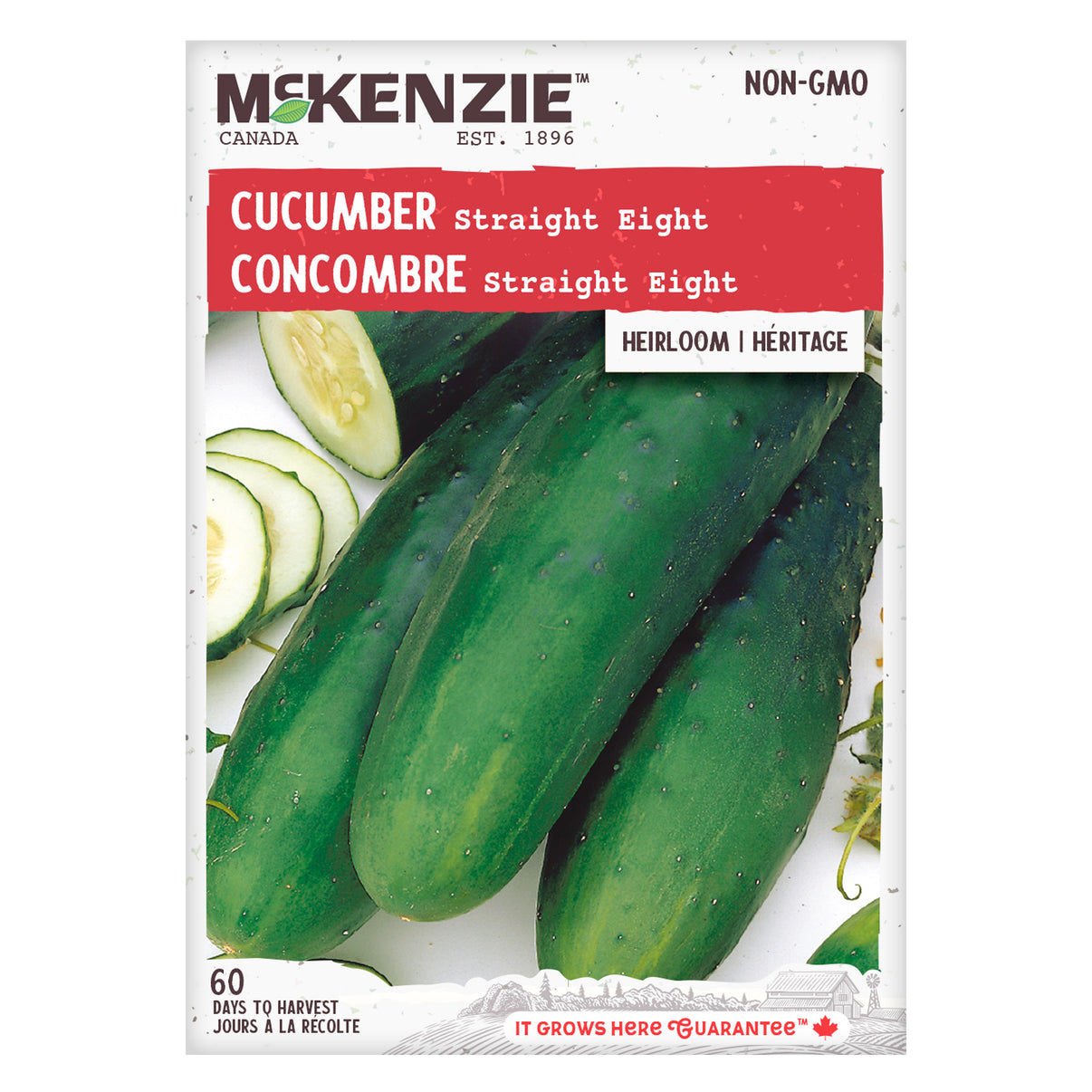 Buy Straight Eight Cucumber Vegetable Seed Online | McKenzie Seeds