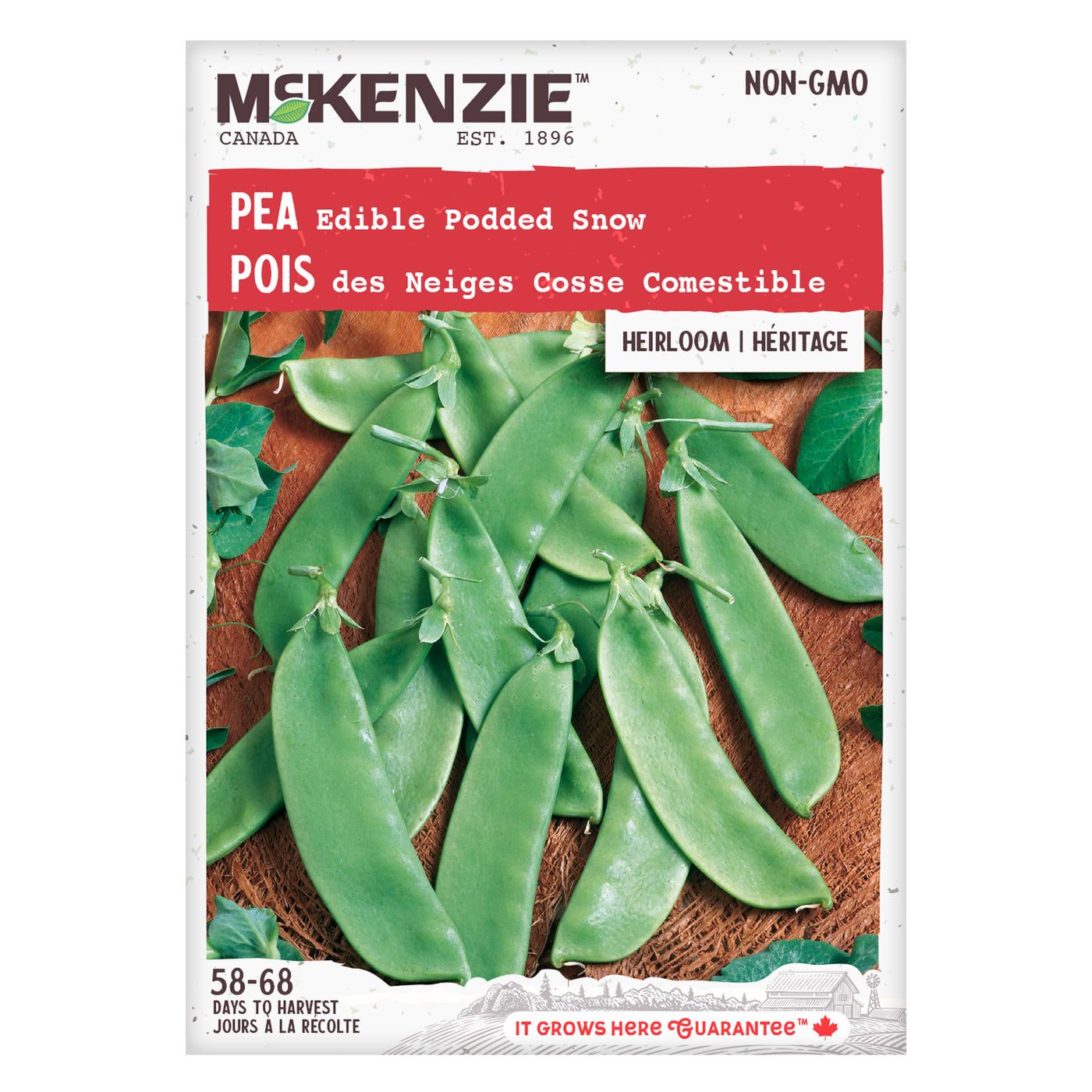 Pea Seeds, Edible Podded Snow – McKenzie Seeds
