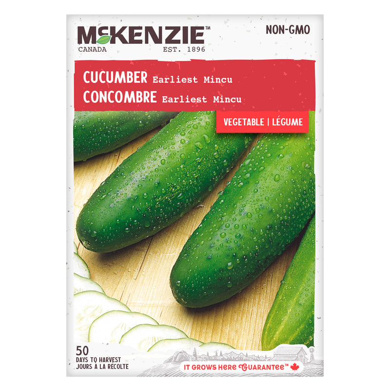 Cucumber Seeds, Earliest Mincu – McKenzie Seeds