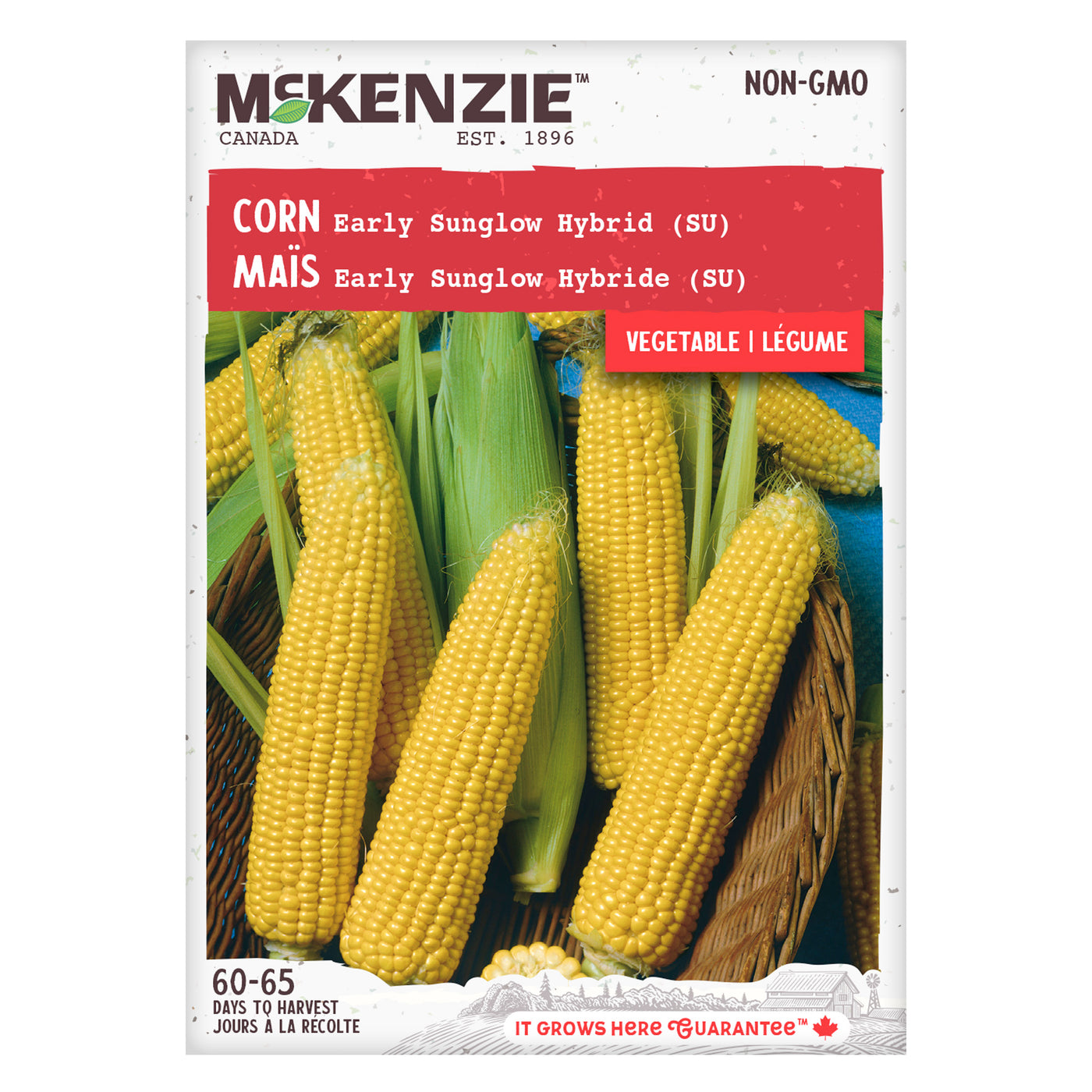 Corn Seeds, Early Sunglow Hybrid SU – McKenzie Seeds