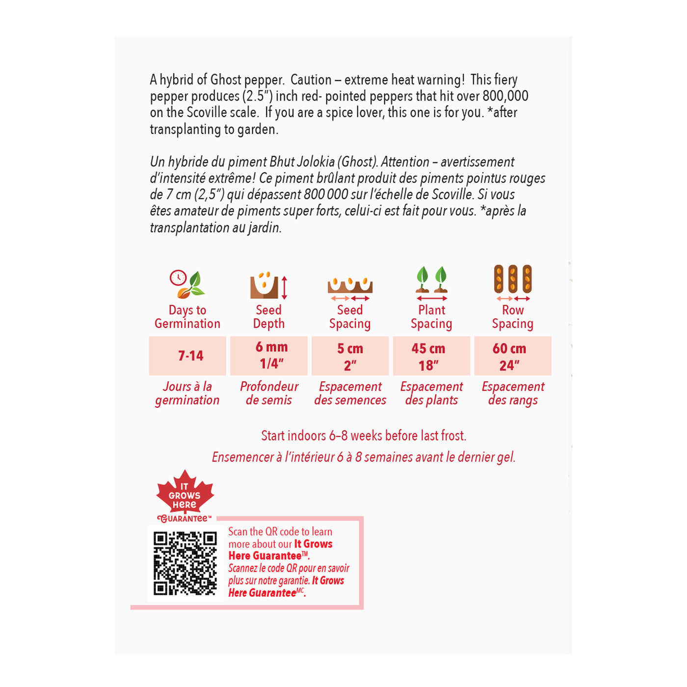 Pepper Seeds, Wicked Ghost Hybrid – McKenzie Seeds