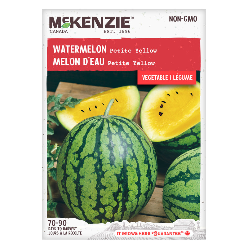 Watermelon Seeds, Petite Yellow – McKenzie Seeds